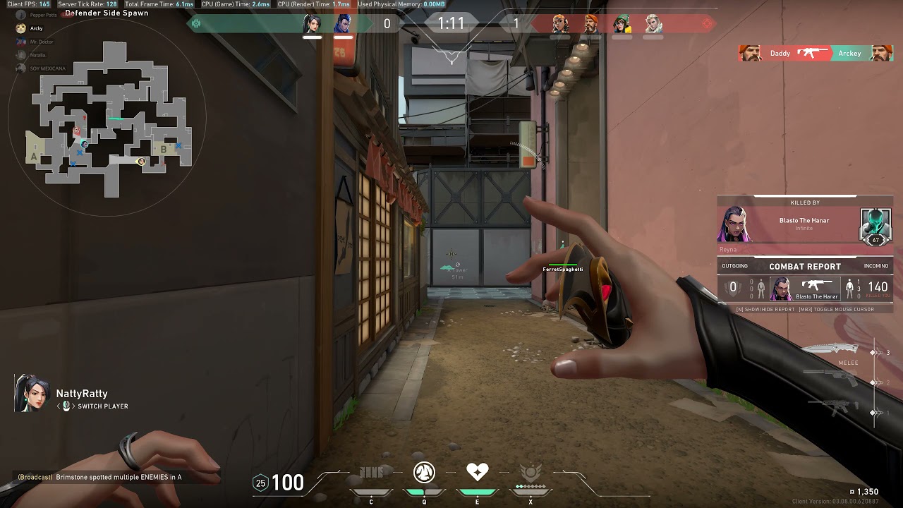 Valorant | natty triple kill - YouTube