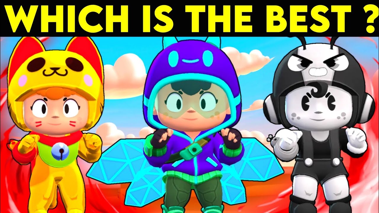 Brawl Stars All Bea Skins Comparisons | Bea Byte Vs Gold Neko Bea Vs ...