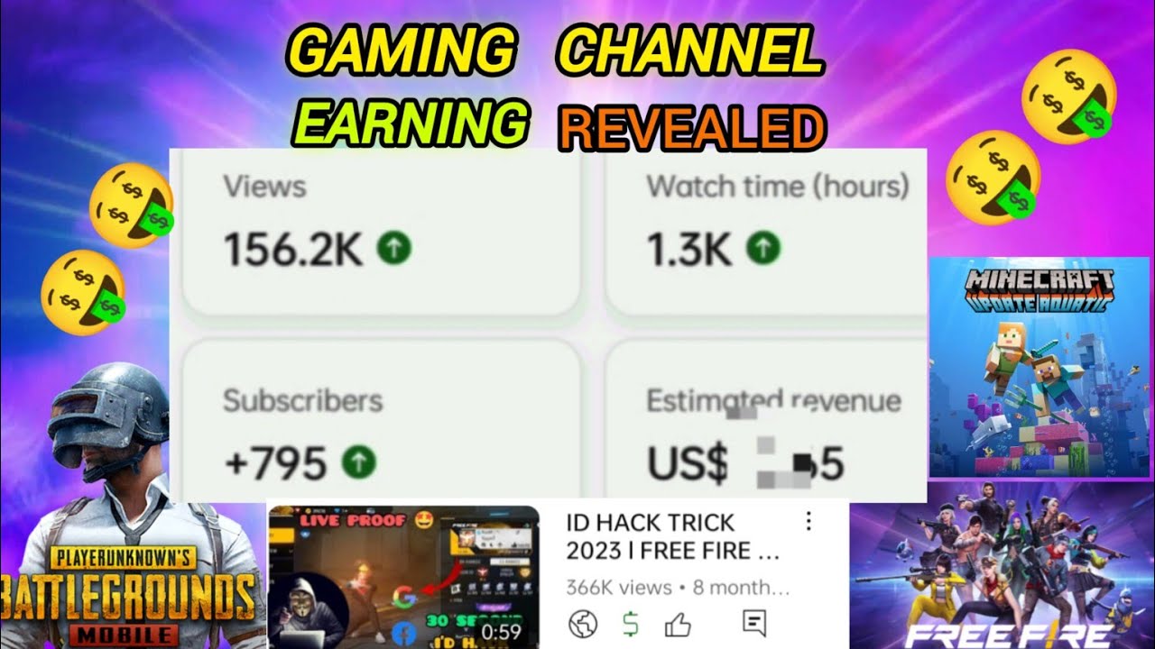 My Gaming Channel Earning Revealed (Only 23k subscribers) - YouTube