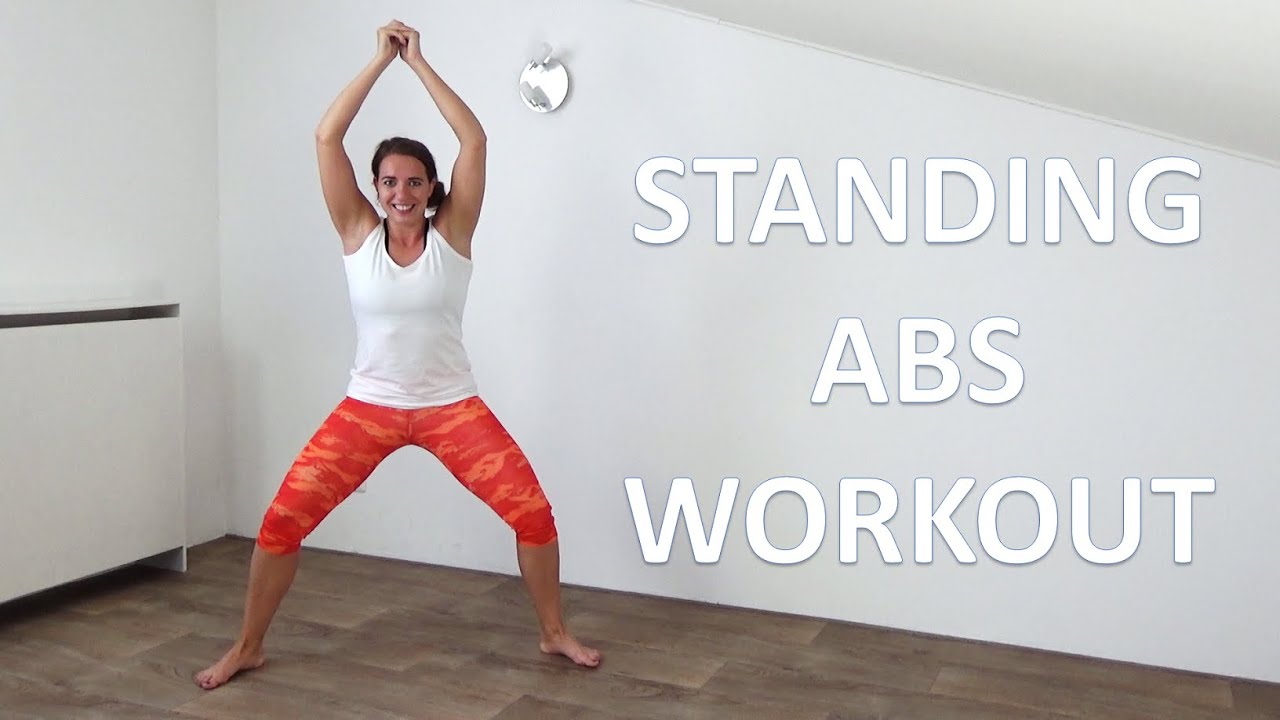 Standing Abs Workout – 10 Minutes of Standing Only Abs Exercises - YouTube
