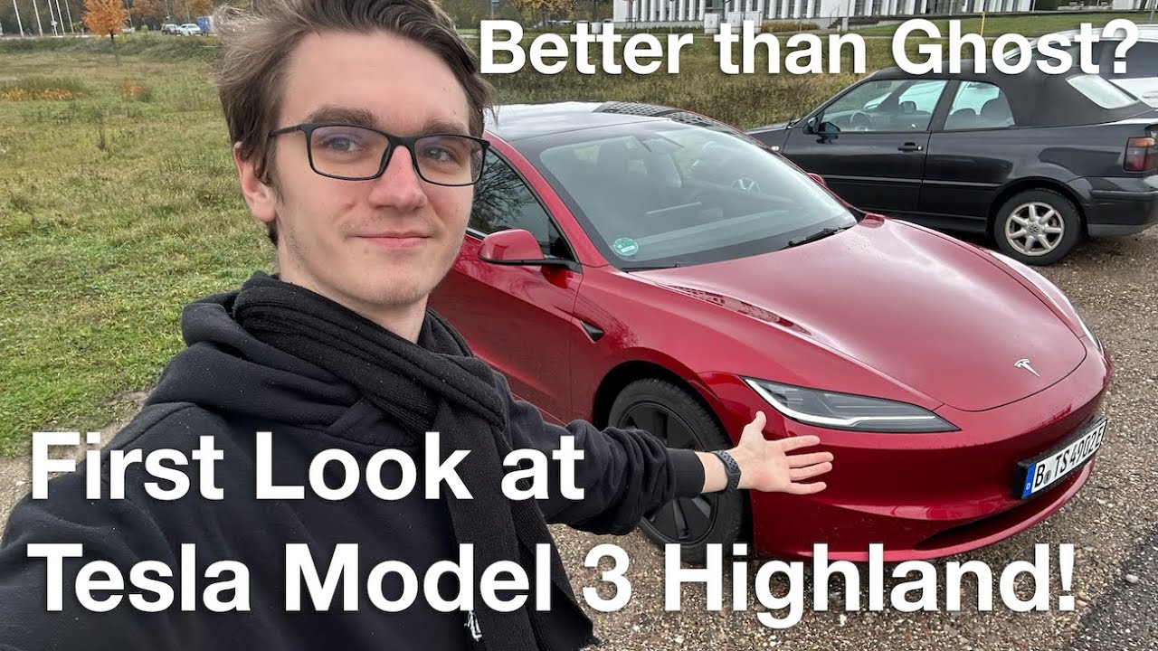 First Look at the new Tesla Model 3 Highland Refresh! - YouTube
