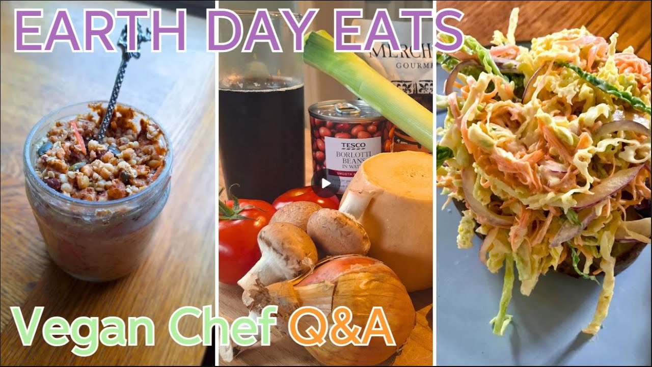 🌎 EARTH DAY eats: Vegan Chef Q&A on sustainable cooking 🌱 #Leftovers # ...