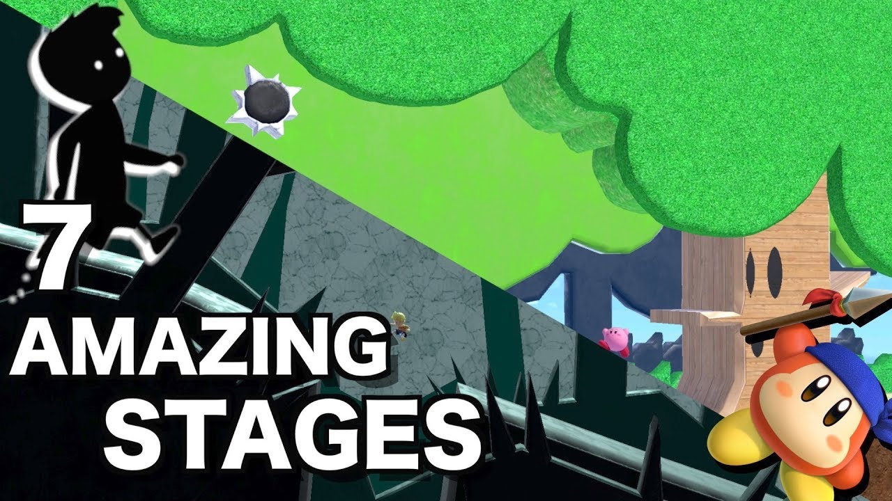 7 AMAZING Custom Stages in Super Smash Bros Ultimate!!! (With Character ...