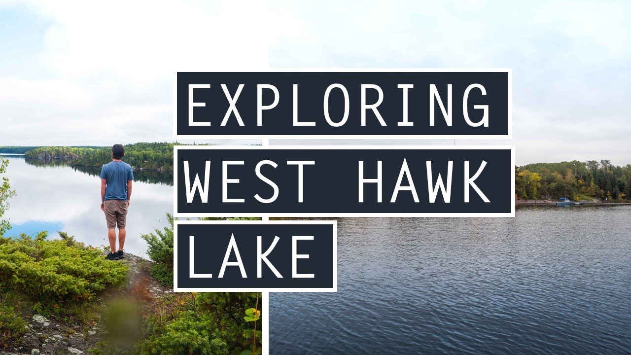 Hiking + SWIMMING at West HAWK LAKE // Lost in MANITOBA // ROAD TRIP ...
