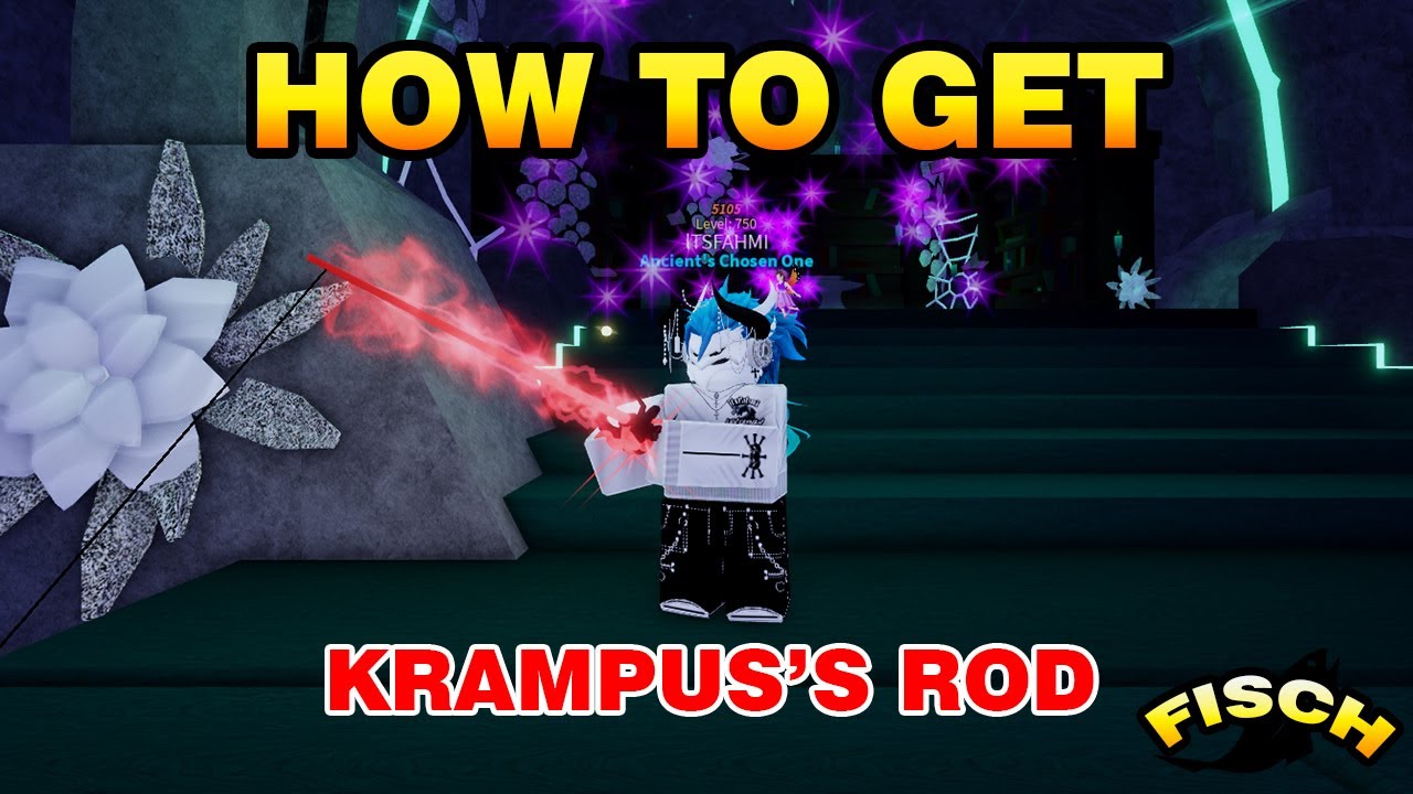 HOW TO GET KRAMPUS'S ROD FISCHMAS UPDATE FISCH ROBLOX! - YouTube
