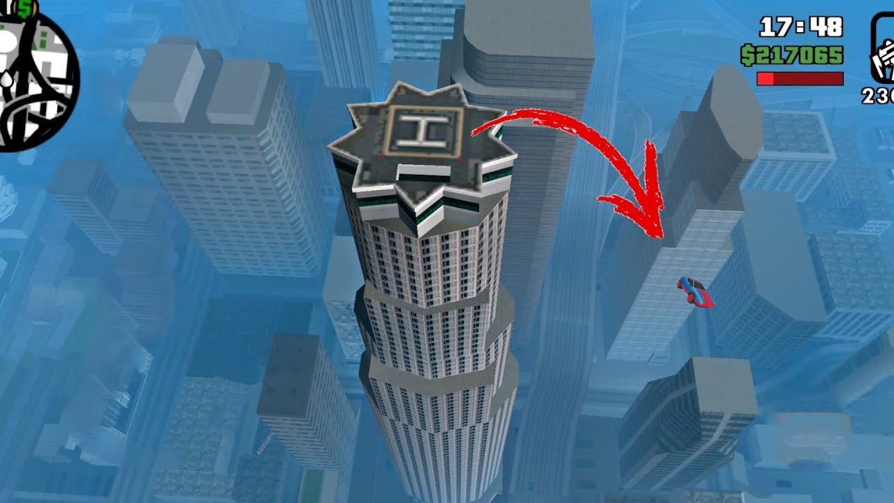Car Crash Test - Los Santos Tower | GTA SA | Gaming Bite - YouTube