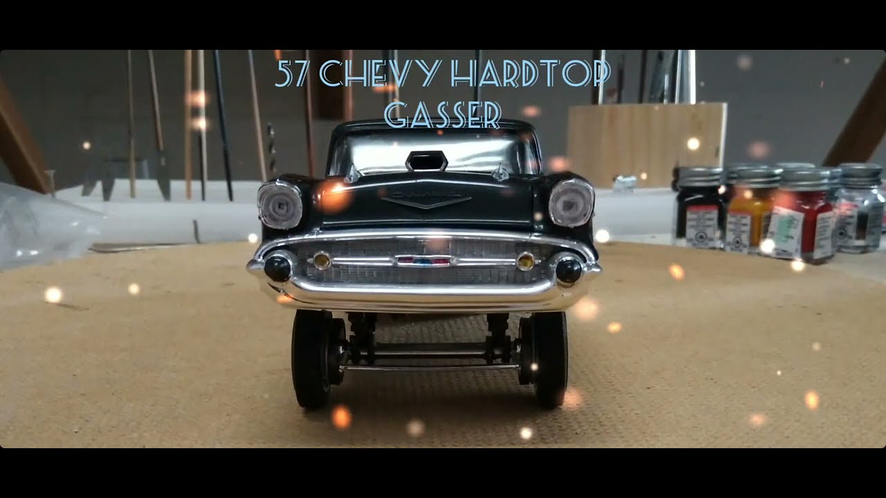 1957 Chevy gasser 1/25 scale model - YouTube