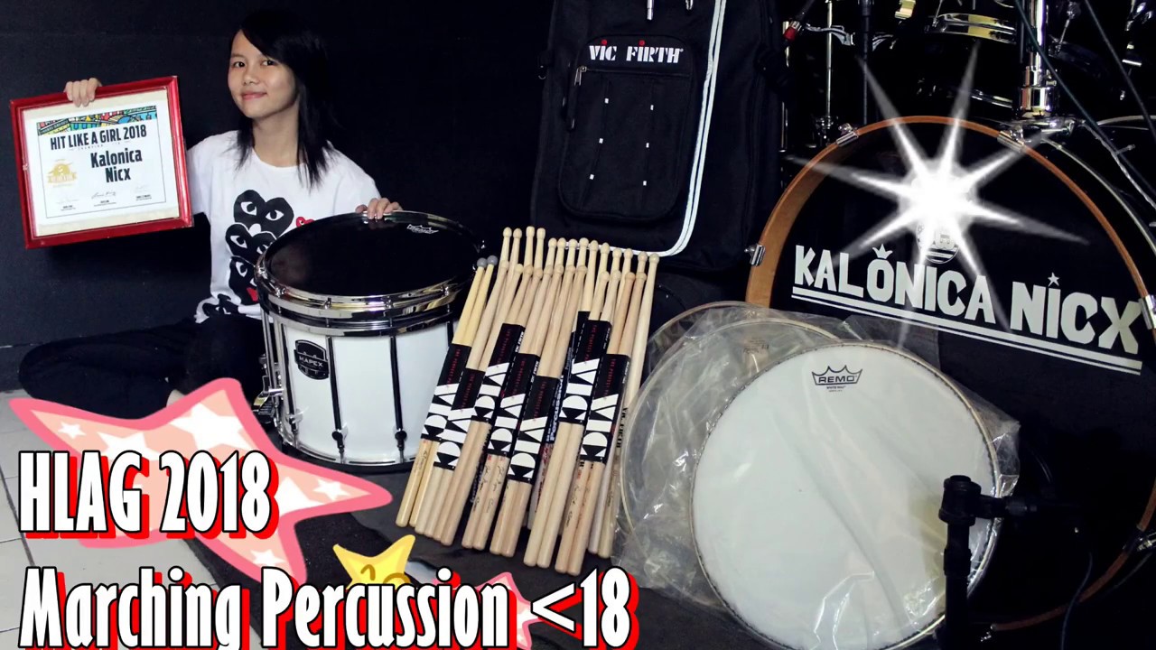 Kalonica Nicx Try Out The New Marching Snare - YouTube