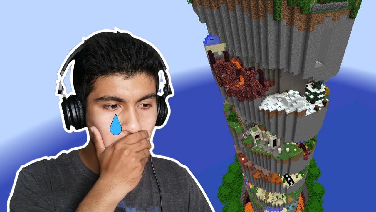 PUDE JUGAR CON PLECHITO 🥺😭 - Minecraft: Parkour Spiral #2 - YouTube
