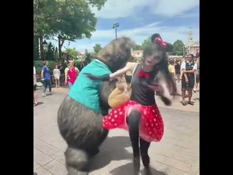 Bear Pushes Eugenia Cooney Then Runs Away (AI GENERATED VIDEO) #shorts