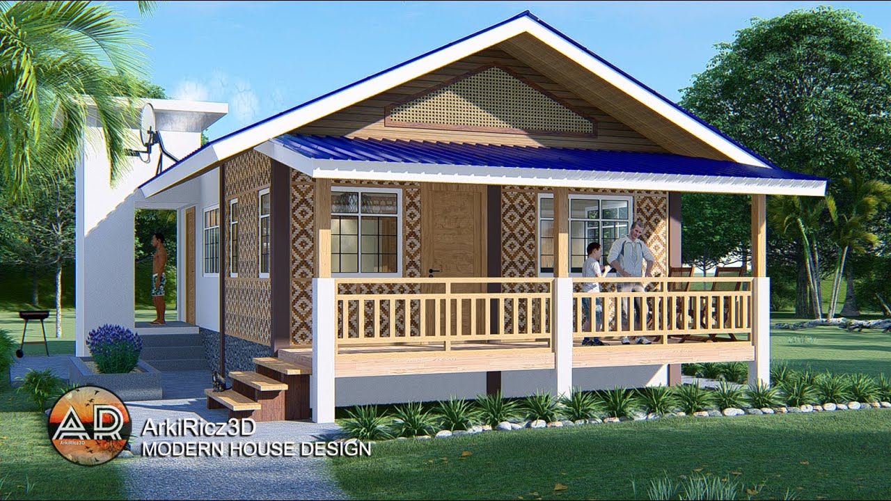 2-BEDROOMS MODERN BAHAY-KUBO DESIGN | 60SQ.M | 6X10M. | NATIVE HOUSE ...