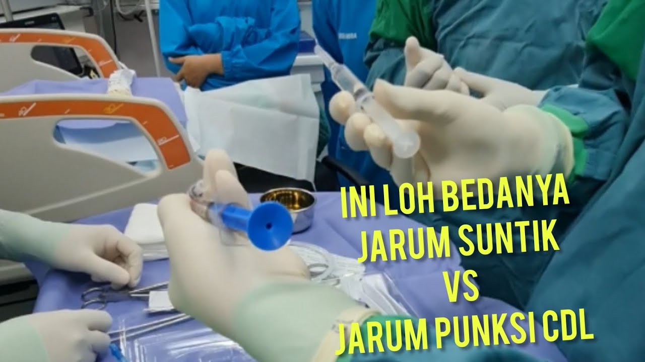 Ini Beda nya.!!! jarum suntik biasa VS jarum punksi pada Catheter ...