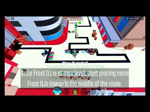Roblox TTD Toilet Tower Defense Desert Stage Nightmare Mode - Frost DJ ...