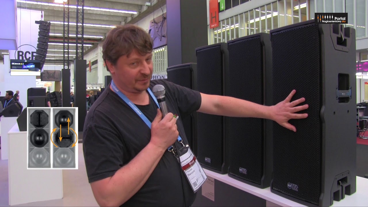 RCF TT+ TTW 4-A, TTP 4-A, TTL 4-A - punktowe i liniowe zestawy ...