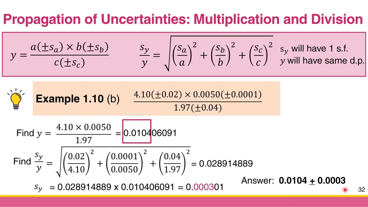 [2302241] EP. 5 Propagation of Uncertainty - YouTube