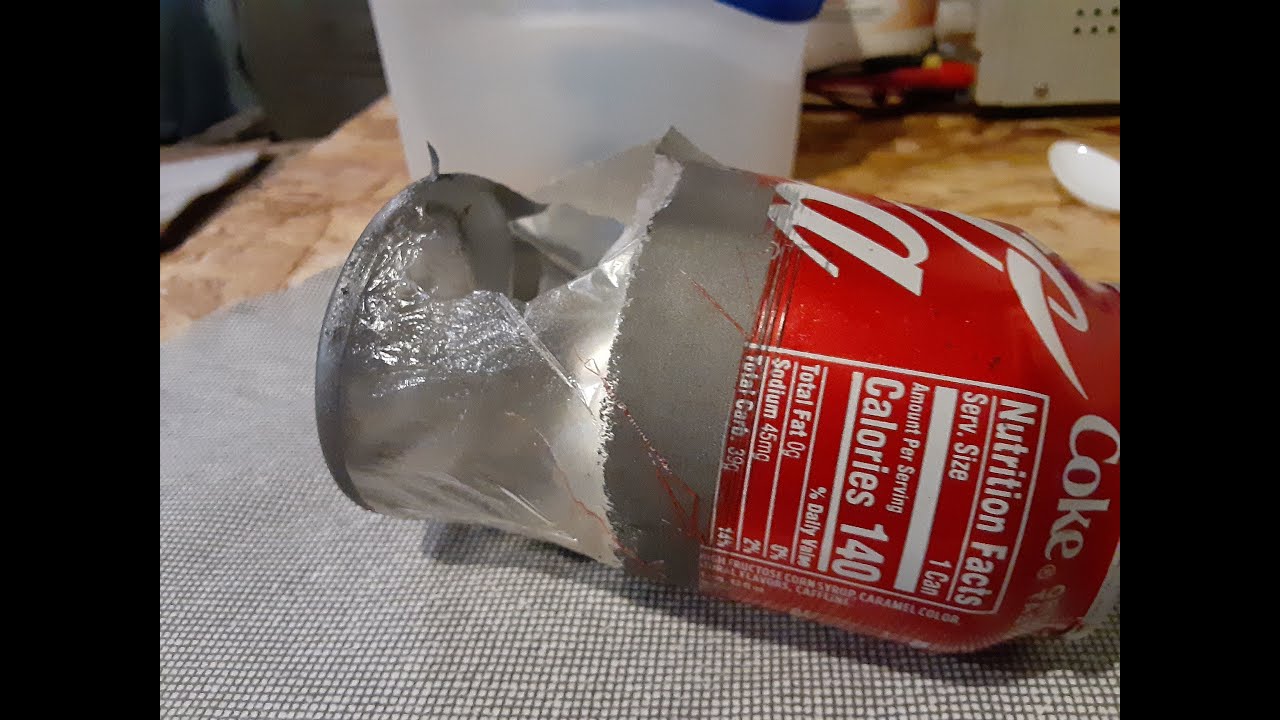 Coke Can Plastic Liner under a Microscope - YouTube