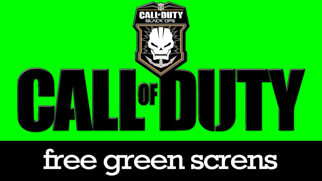 Call of Duty 3D free Green Screens by vokikas - YouTube