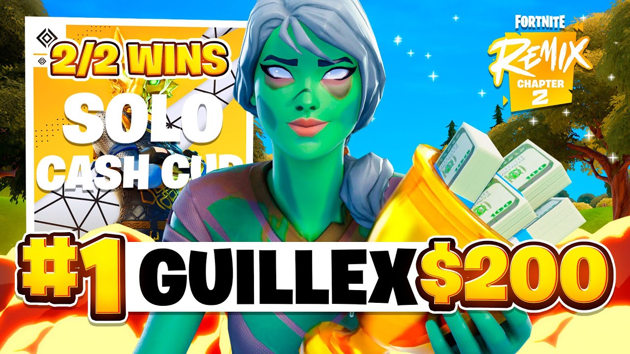 I WON THE LAST SOLO VICTORY CUP OF CHAPTER 2 REMIX (200$) 🏆 | guillex ...