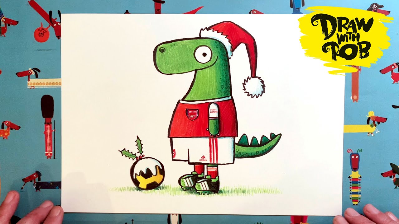 #DrawWithRob *SPECIAL EDITION* Gunnersaurus - YouTube