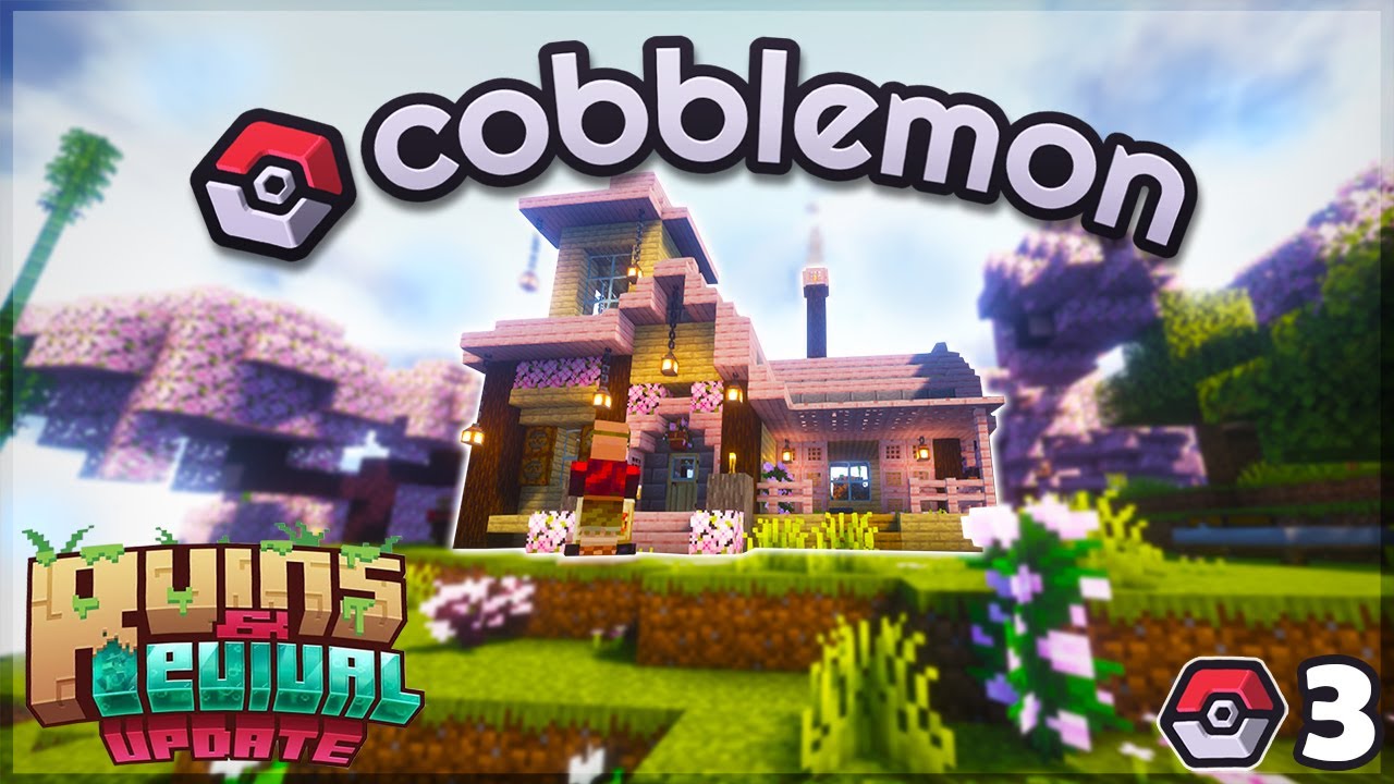 Ep.3 Building a housey house (Cobblemon 1.5 Playthrough) - YouTube