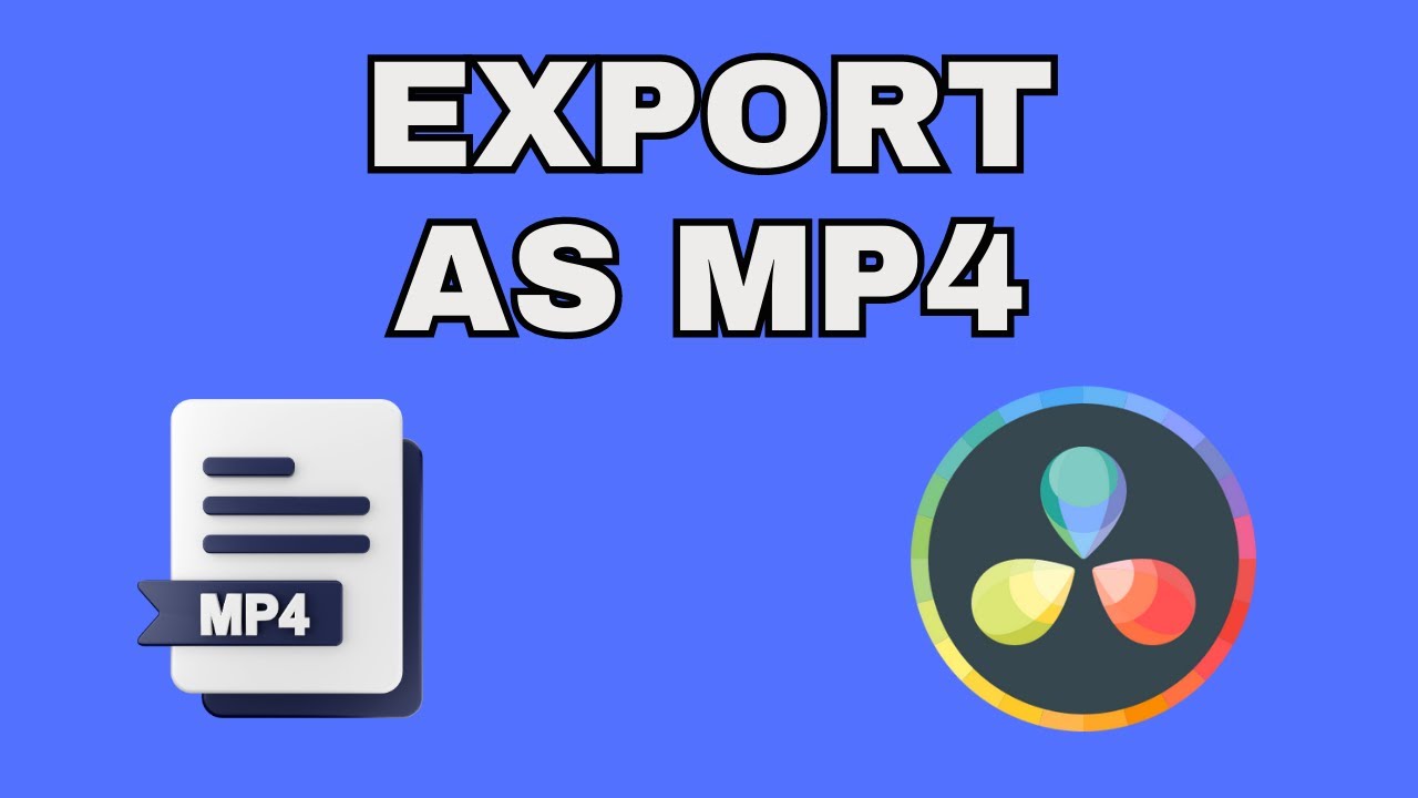 How to Save and Export Video as MP4 in DaVinci Resolve 18 (2024) - YouTube