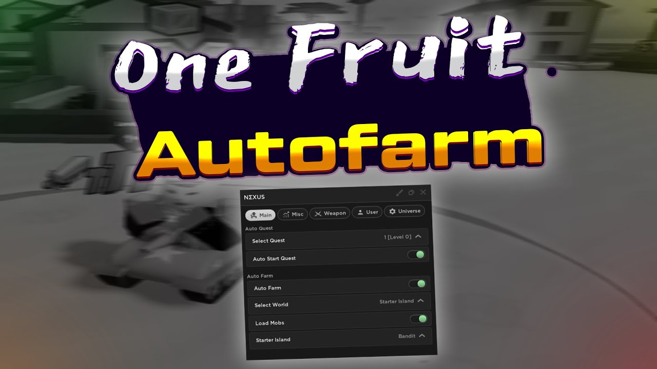 One fruit script – (AutoQuest, Autofarm world) - YouTube