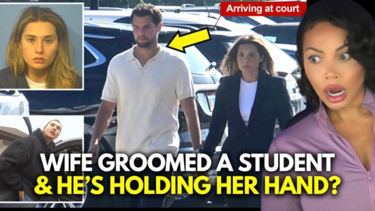 SHOCKING: Husband of Accused PERV Teacher Holds Her Hand After DOZENS ...
