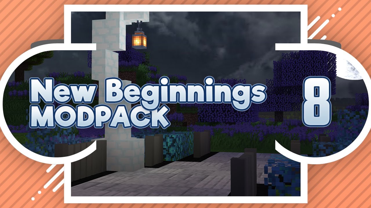 HR: New Beginnings Modpack // Part 8 // Nether Roof Hub, Shop District ...