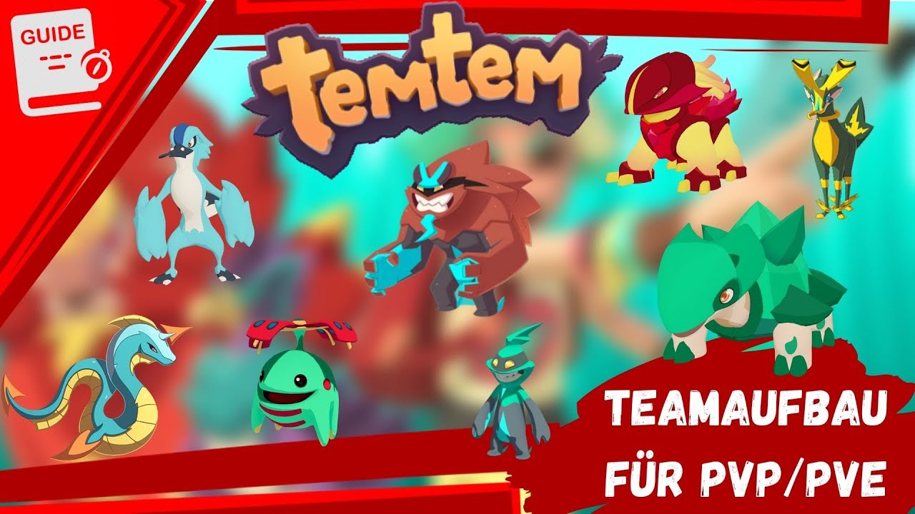 Starkes Team aufbauen für PvP oder PvE in Temtem | Teamaufbau Part 1 ...