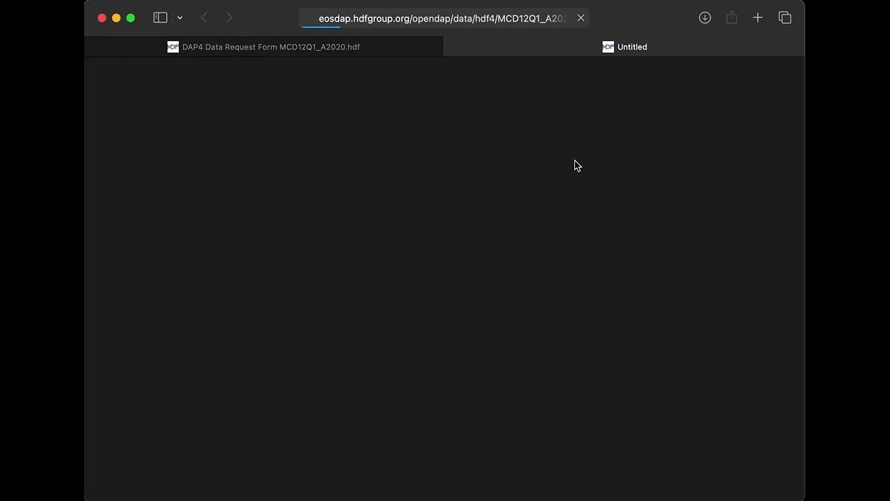 How to Subset & Convert HDF4 into NetCDF-4 Using OPeNDAP - YouTube