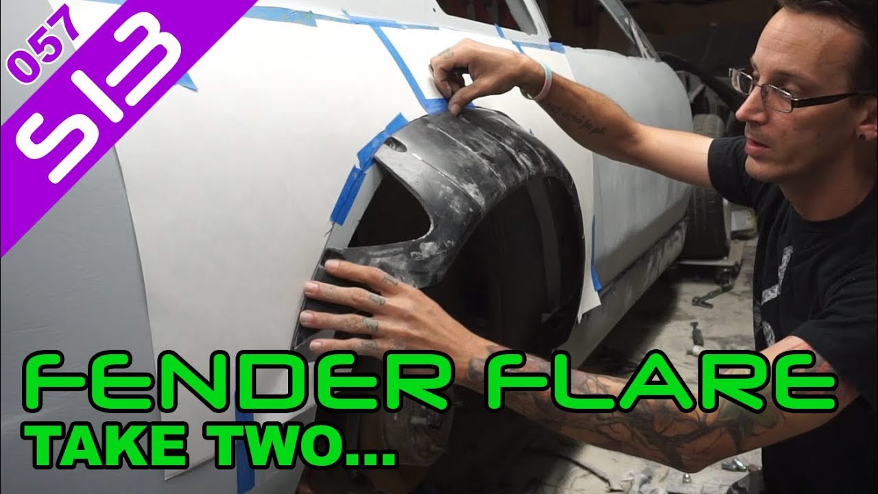 S14 Boss Fender Flare on S13 | Restomod - YouTube