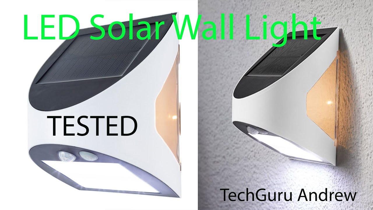 Livarno Home LED Solar Wall Light - YouTube