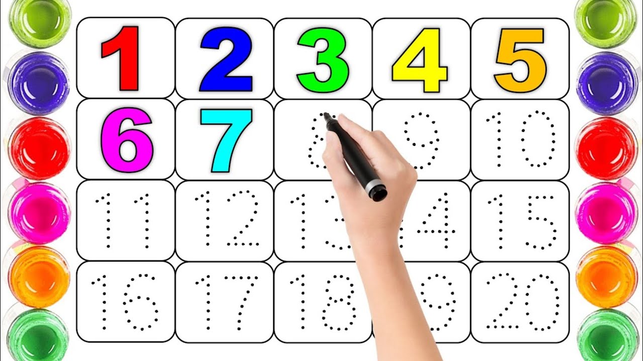 1 to 30 numbers, 1 to 10, counting, poems for kids, ABCD, 1 to 20 ...