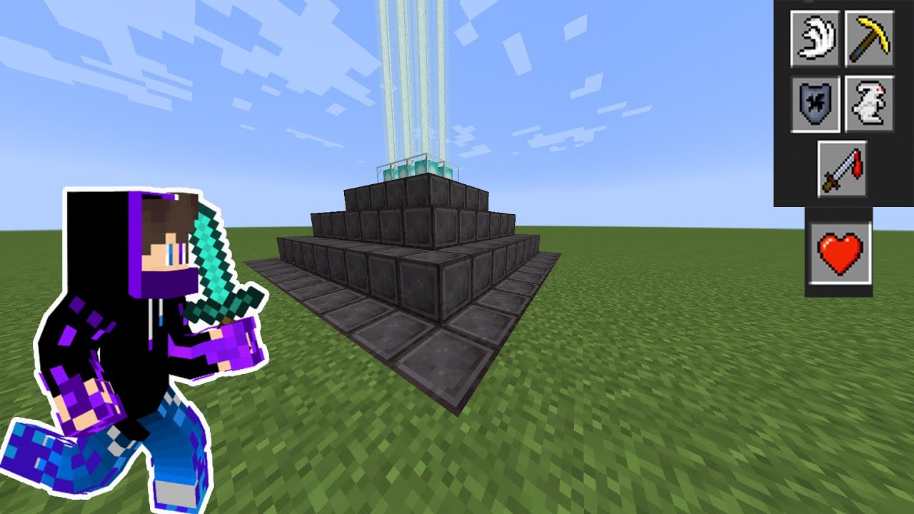 How to get all the beacon effects from one pyramid - YouTube