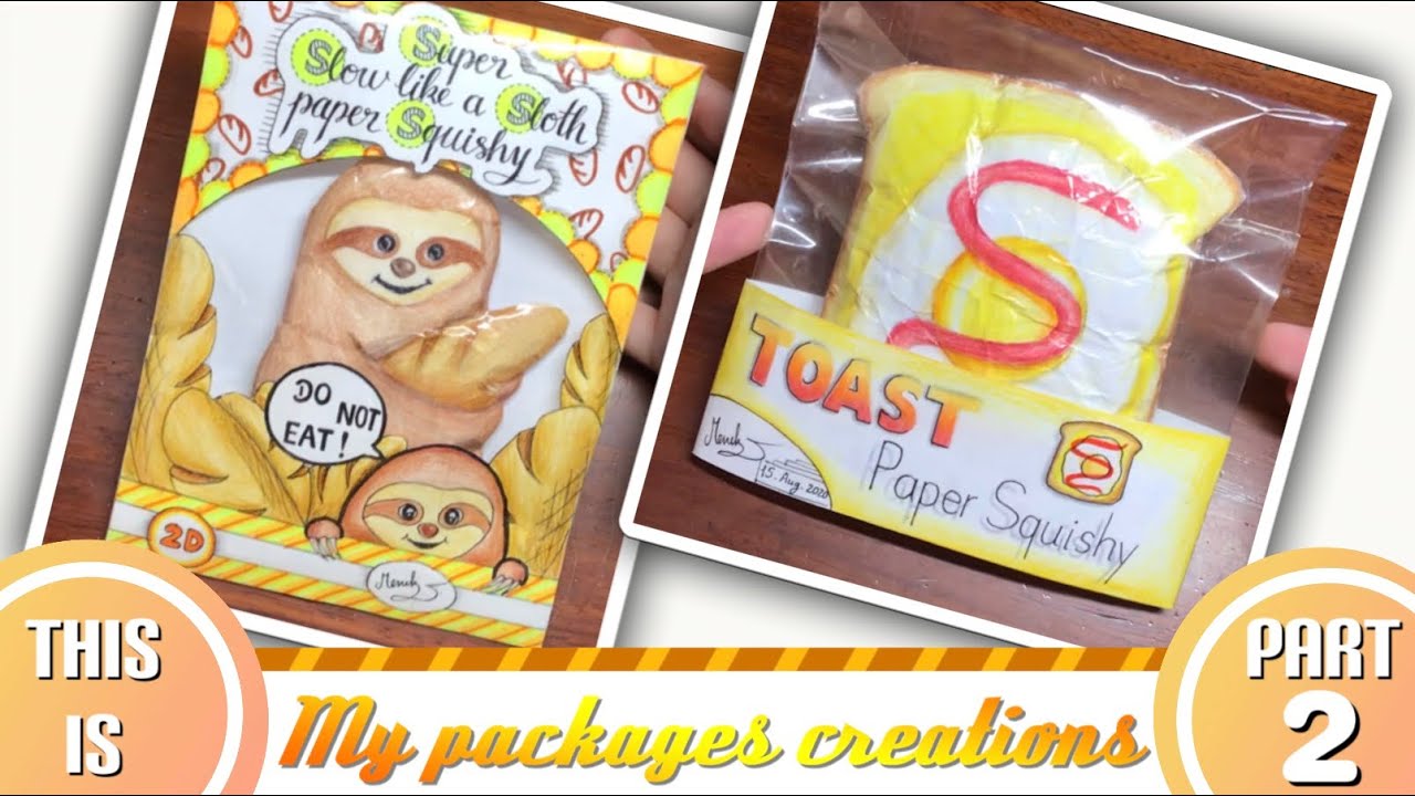 Making Paper Squishy Packages (2 Ways) - My Paper Squishy Packages ...