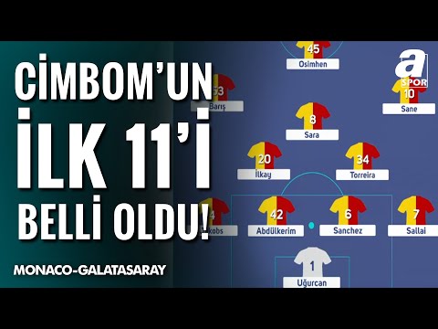SON DAKİKA | Galatasaray'ın Monaco Karşısındaki İlk 11'i Belli Oldu!