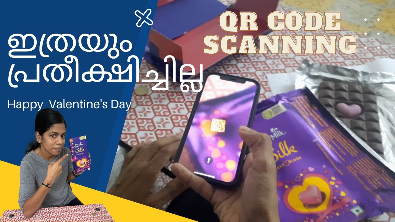 Valentine's Day Special Dairy Milk Silk HEART💝BLUSH - Secret QR Code ...