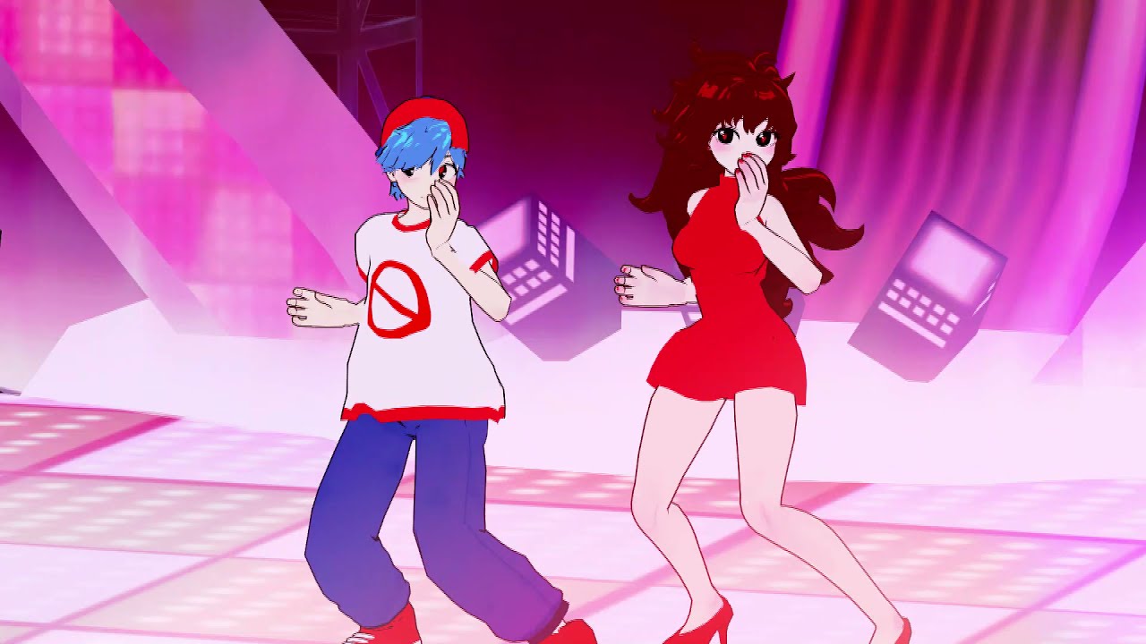 MMD FNF Kiss Me More - YouTube