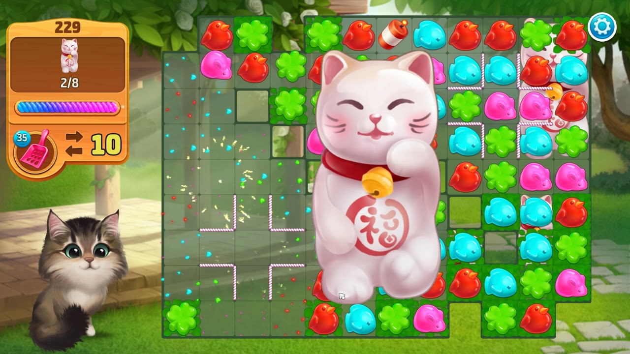Meow Match - Level 229 (No Boosters) HD - YouTube