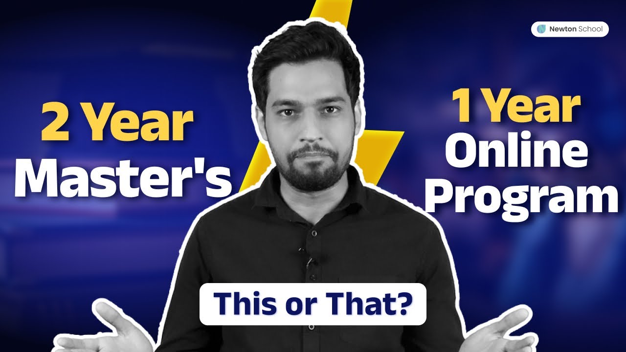 2 years Master's vs 1 year Online Upskilling courses | A Complete Analysis - YouTube