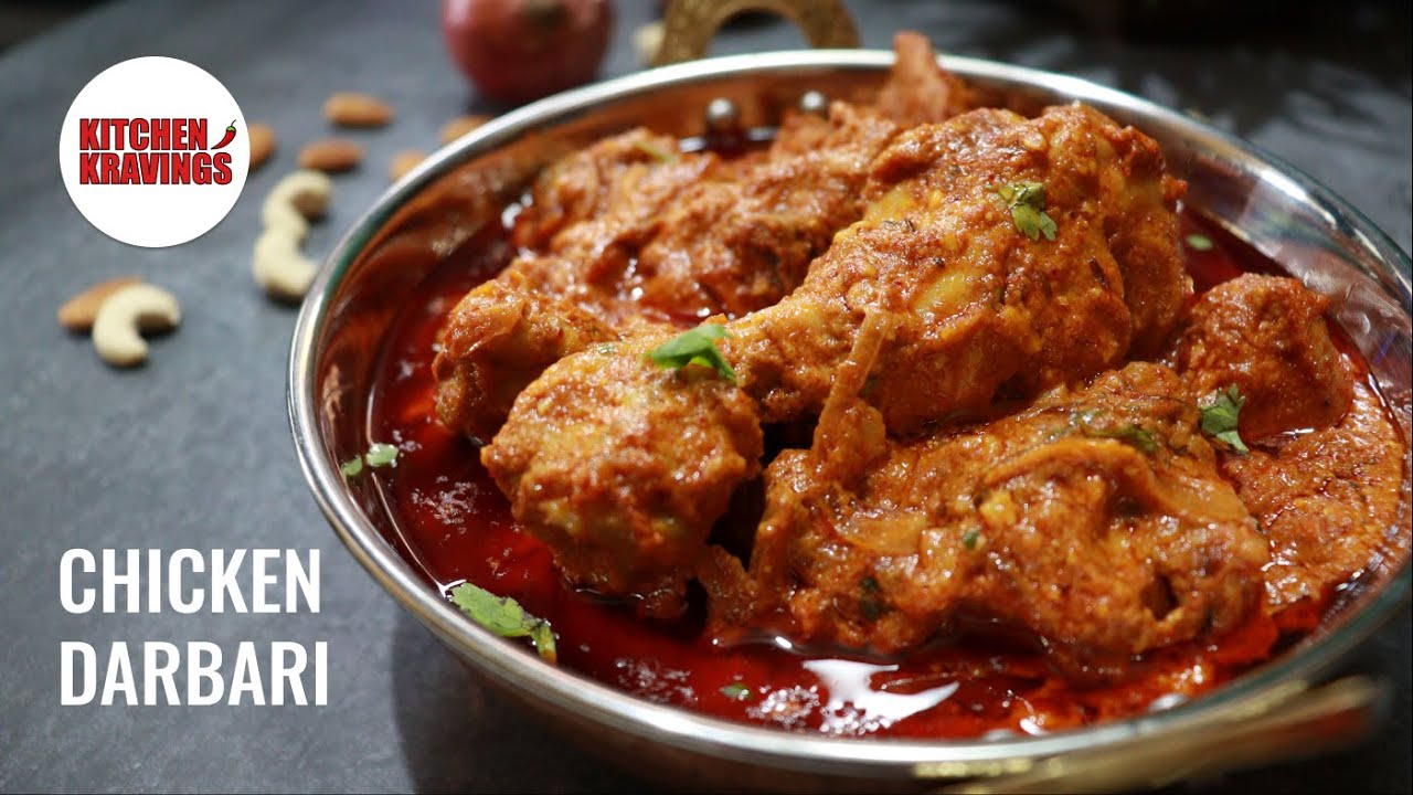 Authentic Hyderabadi Chicken Darbari Recipe | Murgh Darbari | Nizami ...