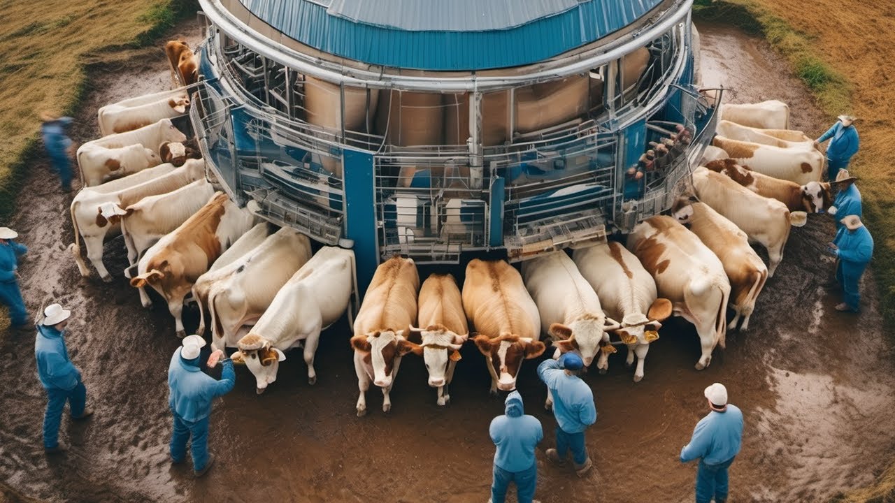 Cutting-Edge Dairy Farming Unbelievable Machines Used for Cows You've ...