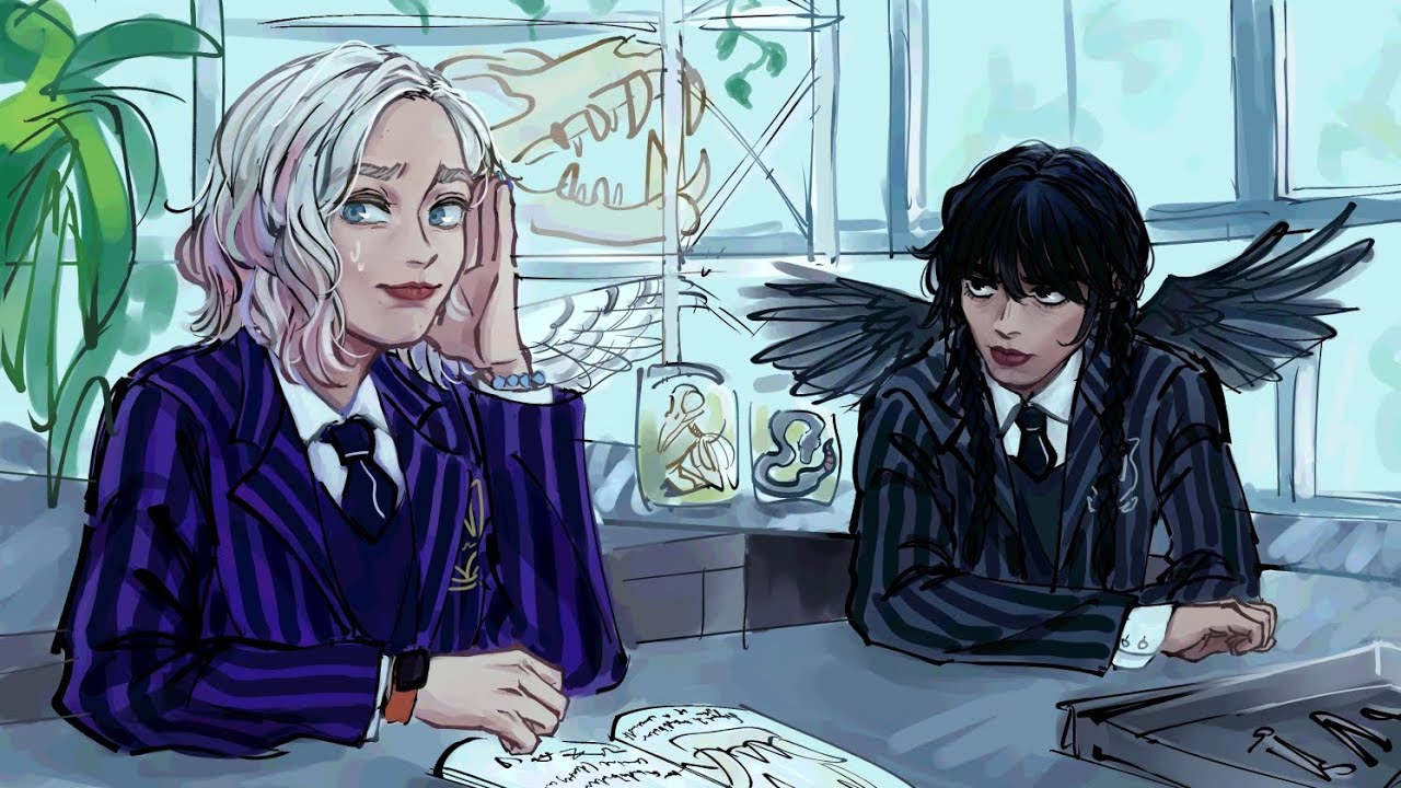 #wednesday Wenclair cómics español y inglés 😼🎆 - YouTube