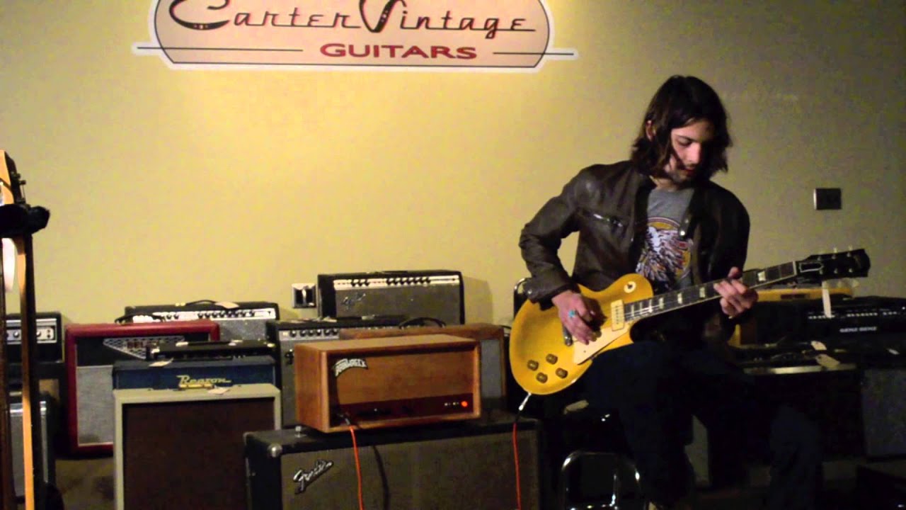 Carter Vintage Guitars - David Myhre on a 1954 Les Paul through a ...