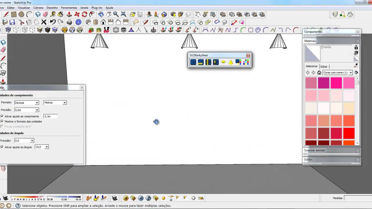 Como instalar Kerkthea e luzes IES para Sketchup - YouTube