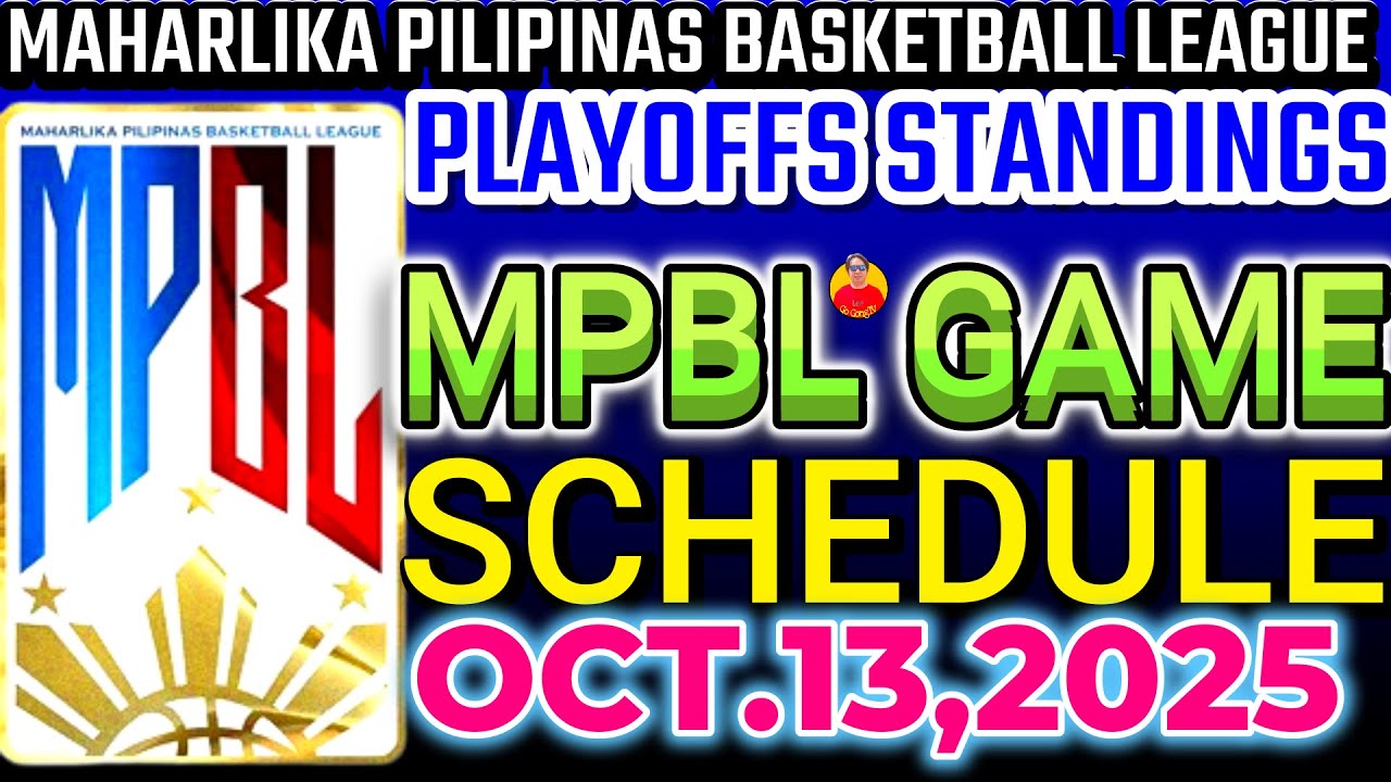 MPBL PLAYOFFS BRACKET|MPBL LATEST TEAM STANDINGS OCTOBER 10,2025|MPBL ...