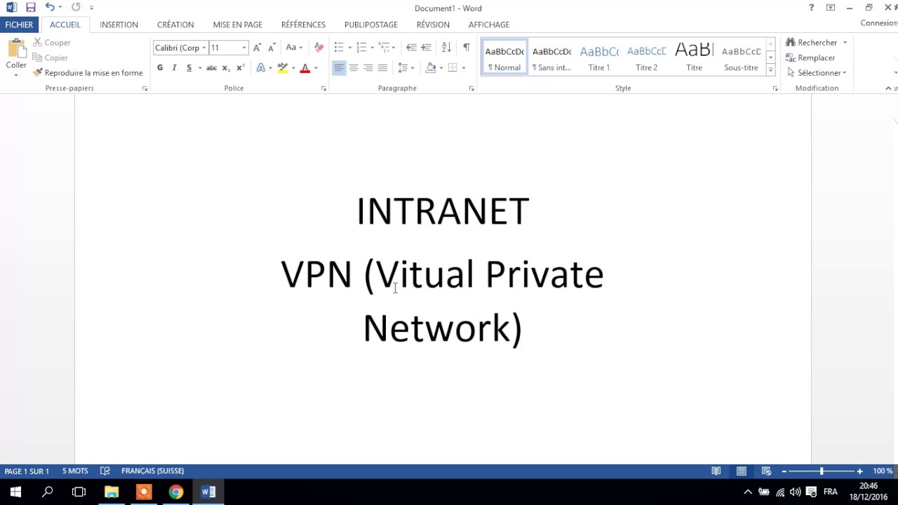 Intranet et VPN - YouTube