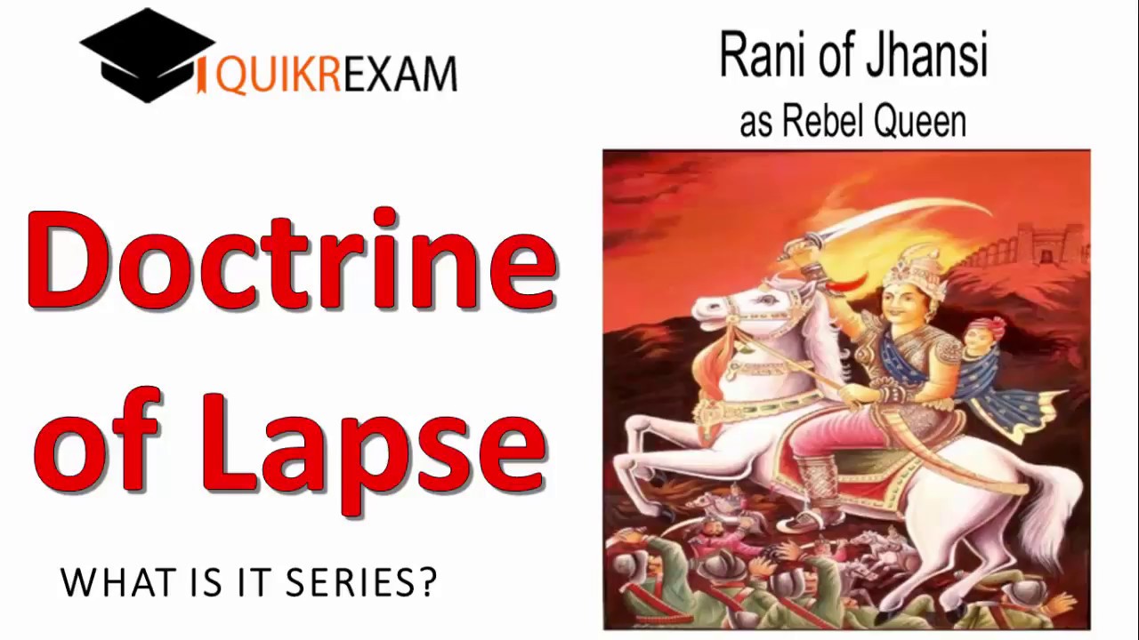 Doctrine Of Lapse Indian History Quikr Exam YouTube