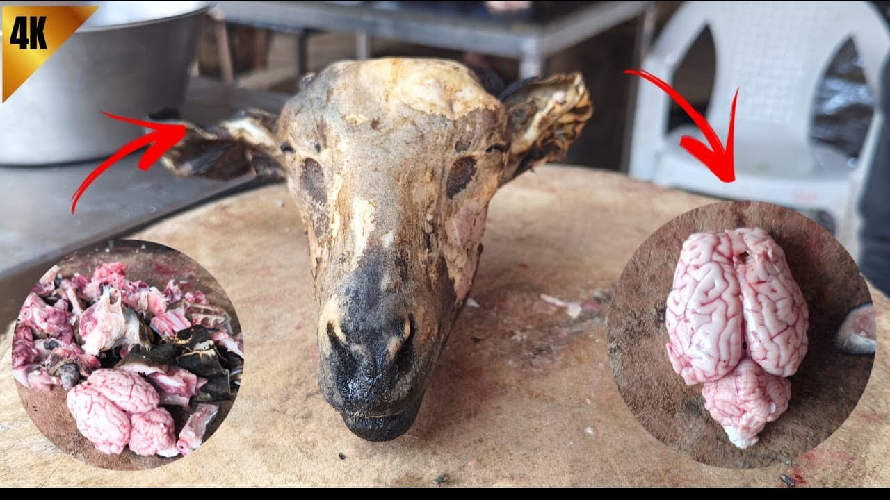 Amazing Mutton Head Cutting ( WANAPARTHY ) - YouTube