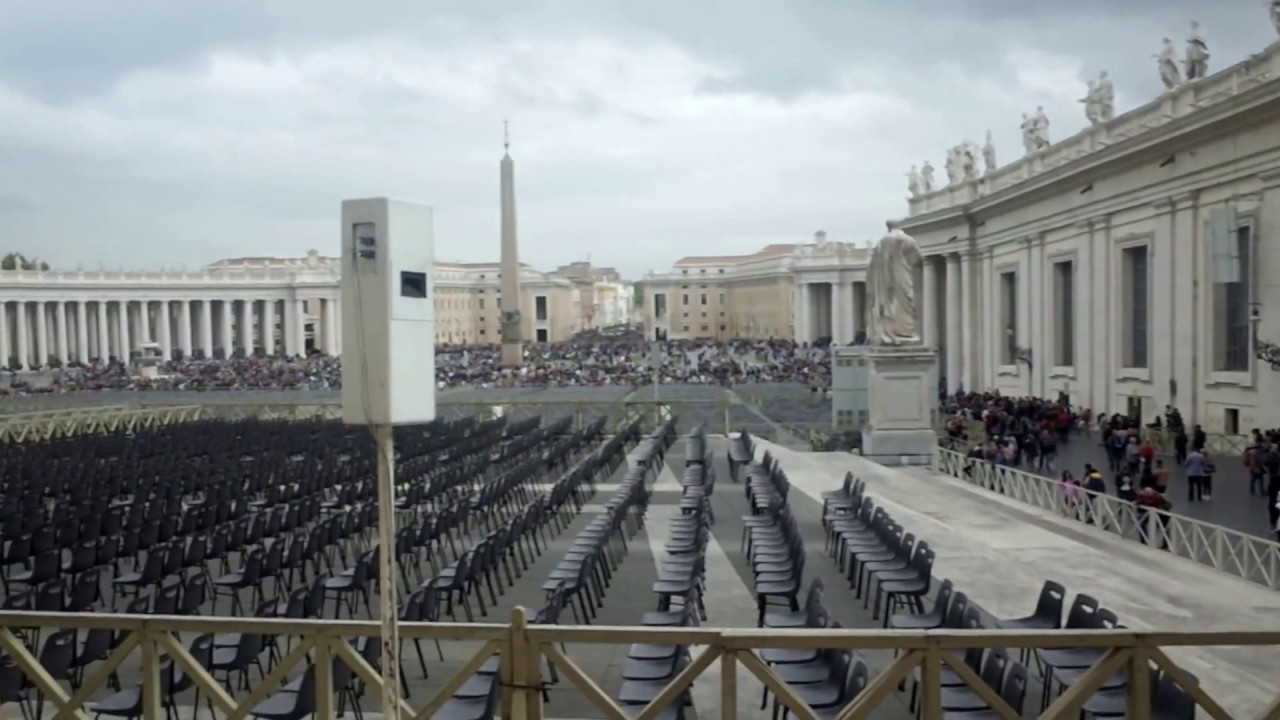 St Peters Square Church Bells The Vatican Rome - YouTube